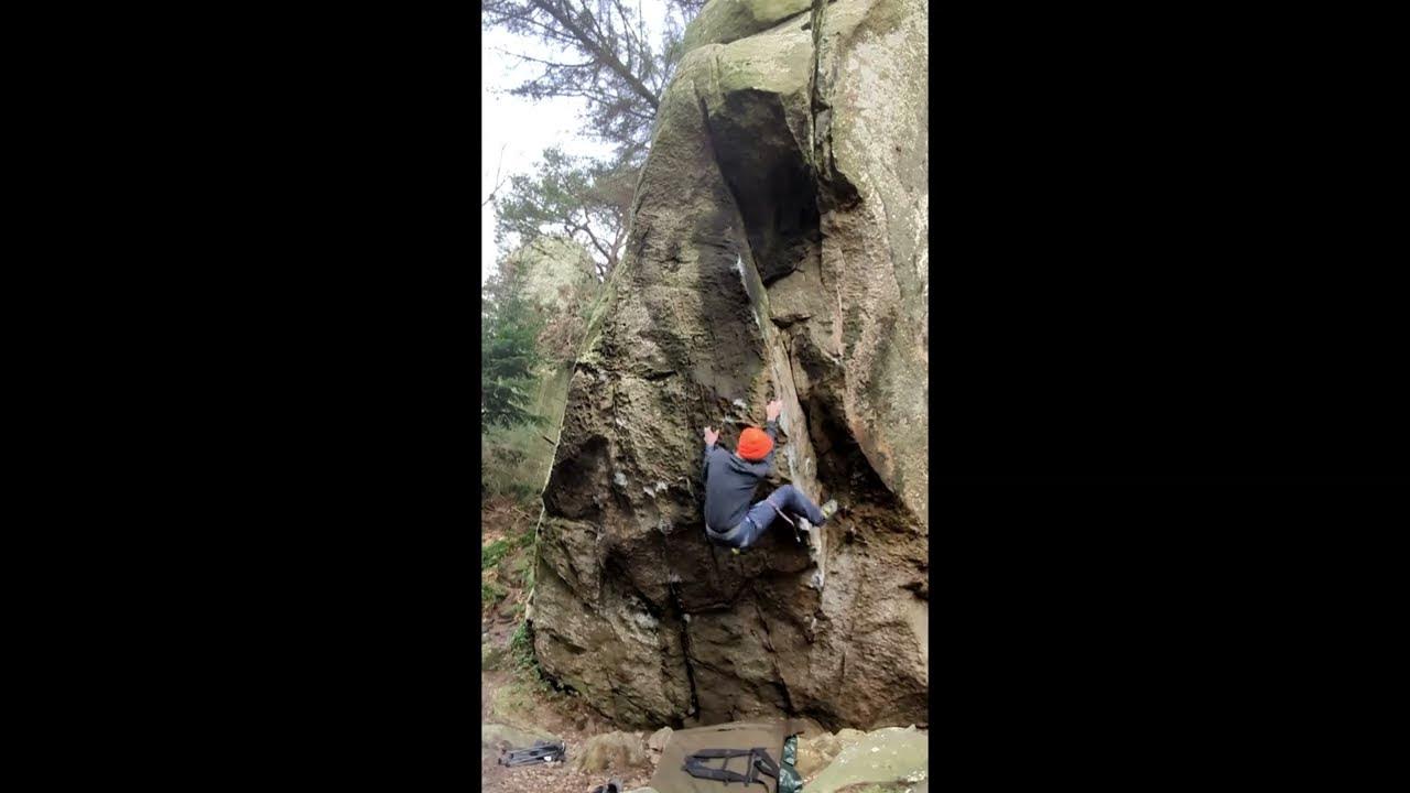 Northern Territory (High Start) 7C+ | Kyloe Crag - YouTube