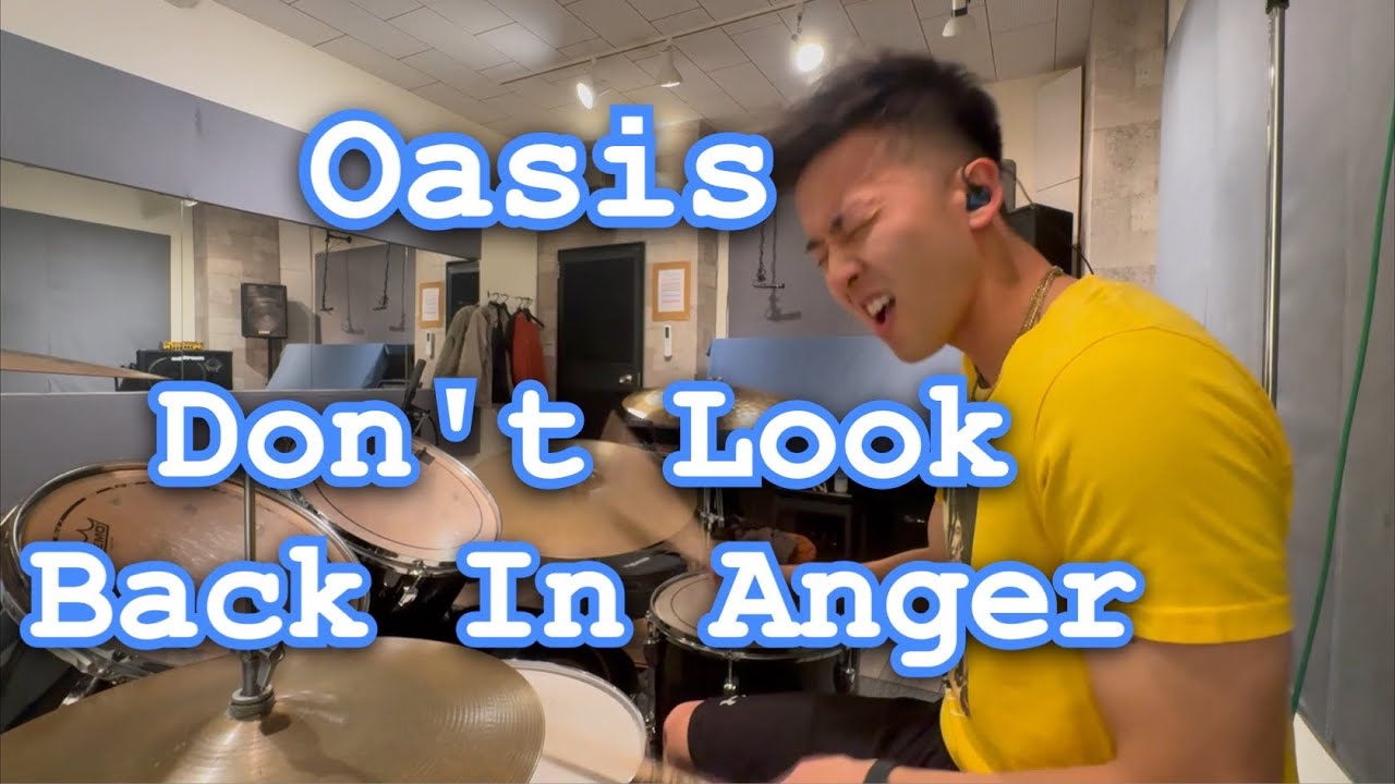 Oasis Don't Look Back In Anger drum - YouTube