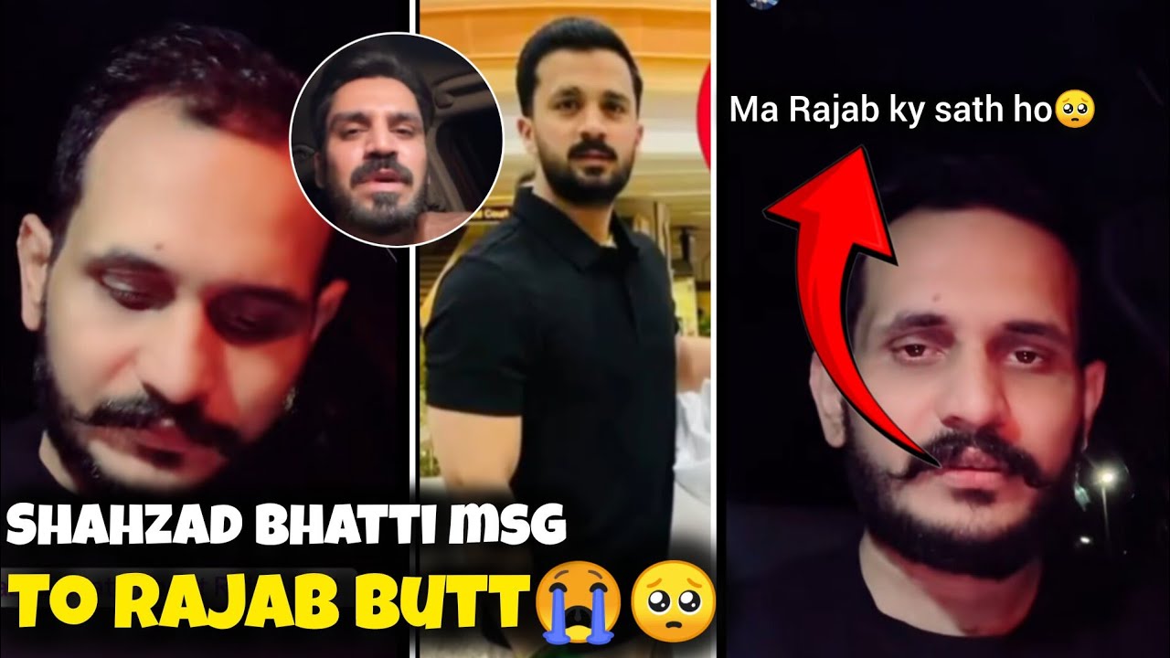 Finally Shahzad bhatti stand with rajab butt😭🥺in sh Allah he will come ...