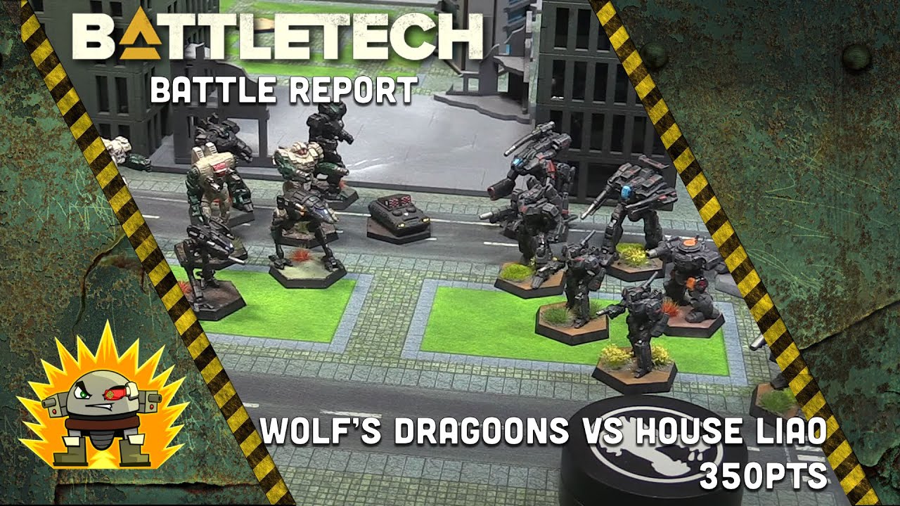 Battletech: Alphastrike Batrep - Wolf's Dragoons vs House Liao (350pts) - YouTube