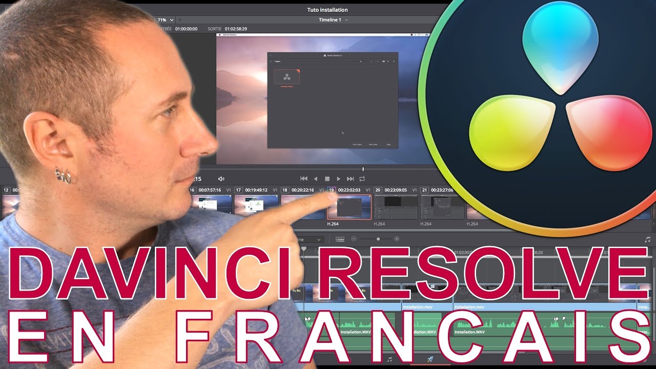 Montage vidéo gratuit avec DaVinci Resolve en français - YouTube
