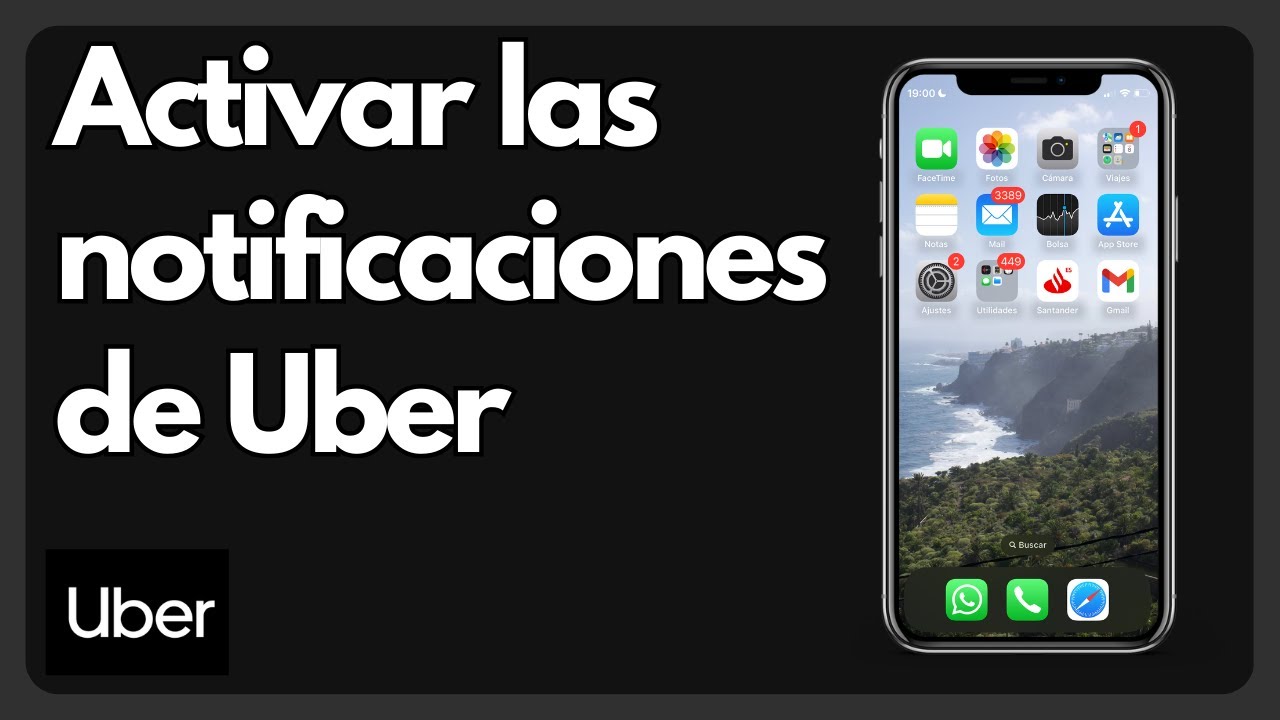 Cómo activar las notificaciones de Uber en tu iPhone - YouTube