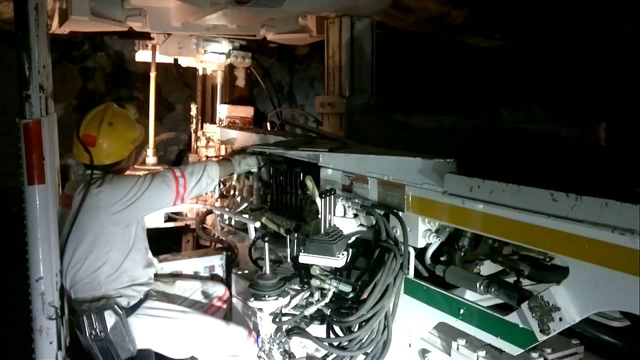 Mine Master underground bolting rig RLP 1400 1B - YouTube