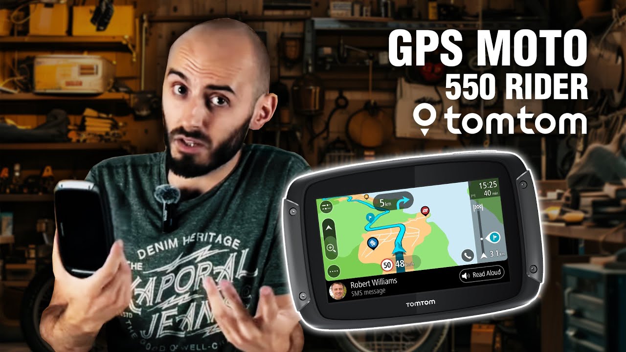Test du GPS TomTom 550 Rider par Stéphane chez Moto Axxe France - YouTube