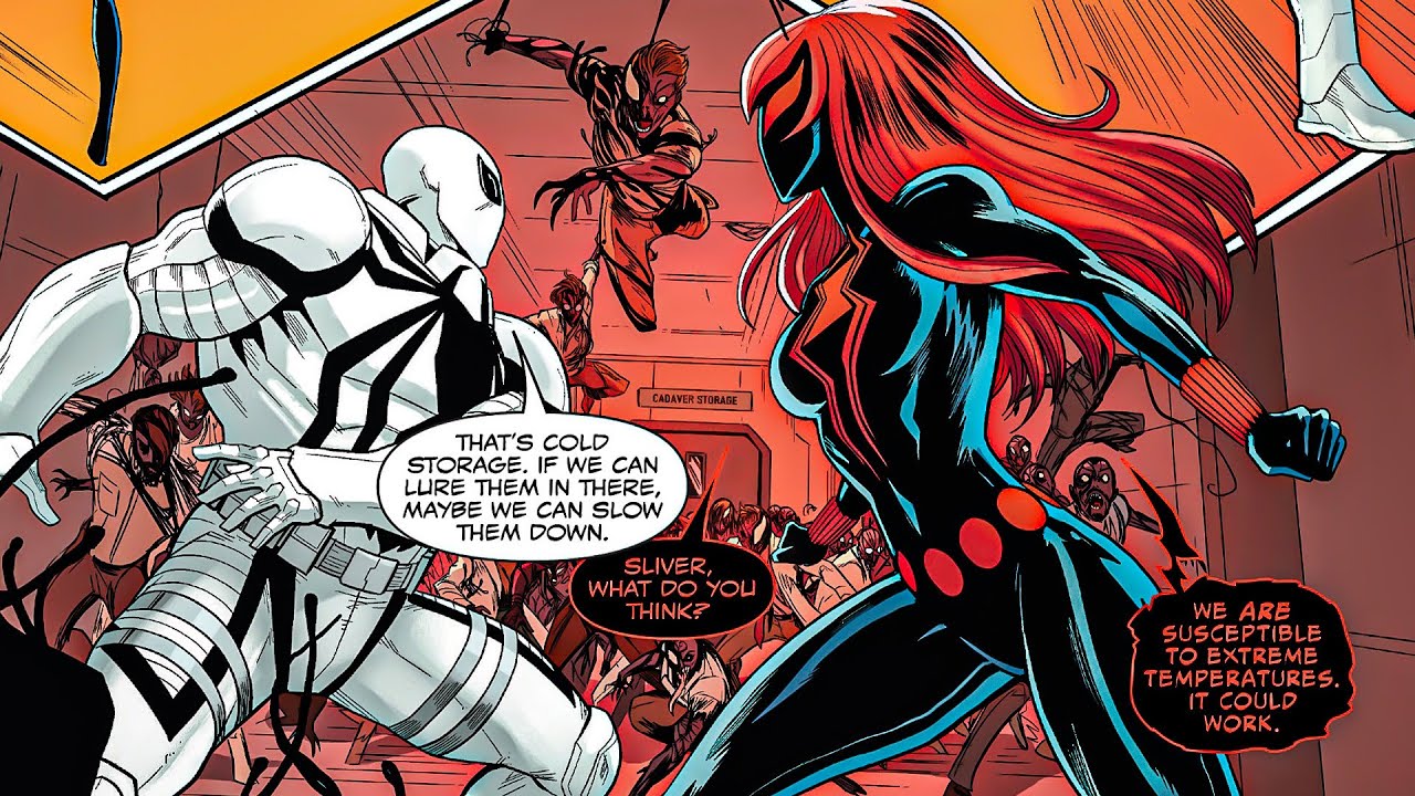 Black Widow & Anti Venom VS Zombiotes - (Venom War: Venomous #1) 2024 ...