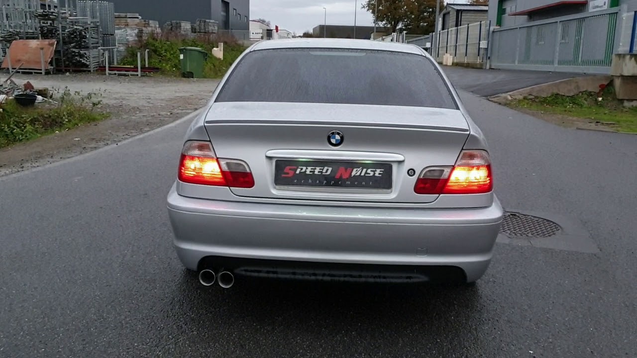 Bmw 330ci e46 - échappement sport - Speed Noise - YouTube