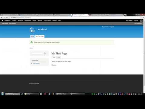 Installing WAMP, DRUPAL and setting root password in MySql - YouTube