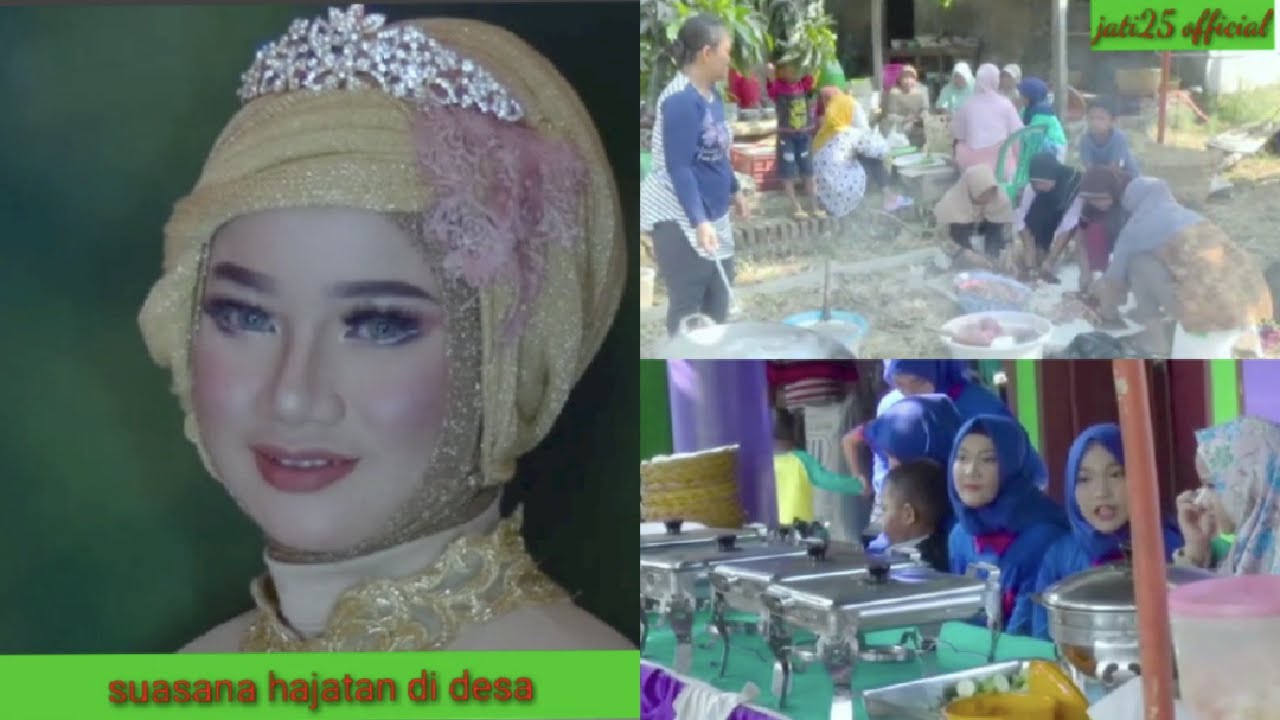 suasana desa acara hajatan - YouTube