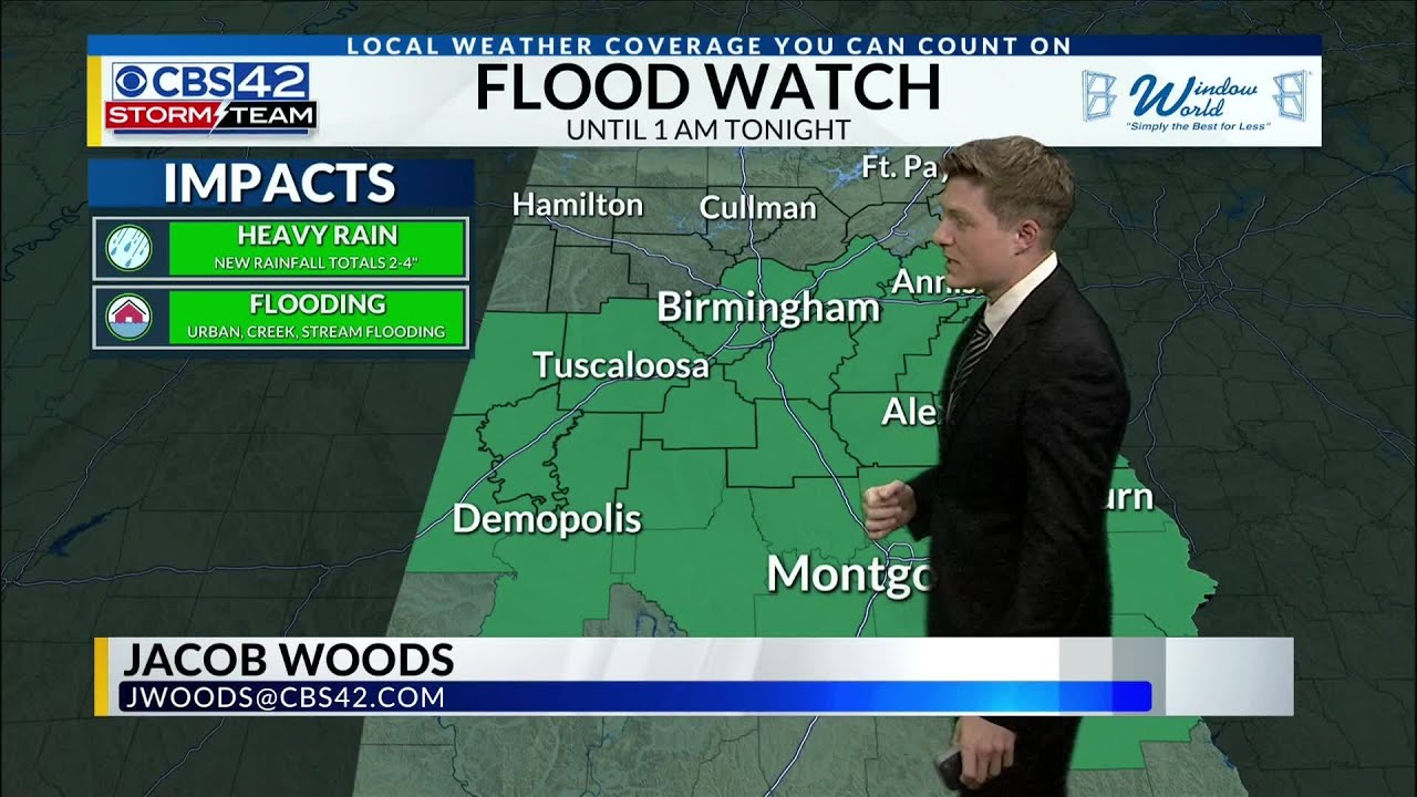 Flooding Issues Today, Weather Aware for Strong to Severe Storms - CBS ...
