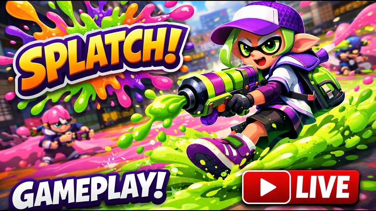 splatch game live - Impossible to beat - YouTube