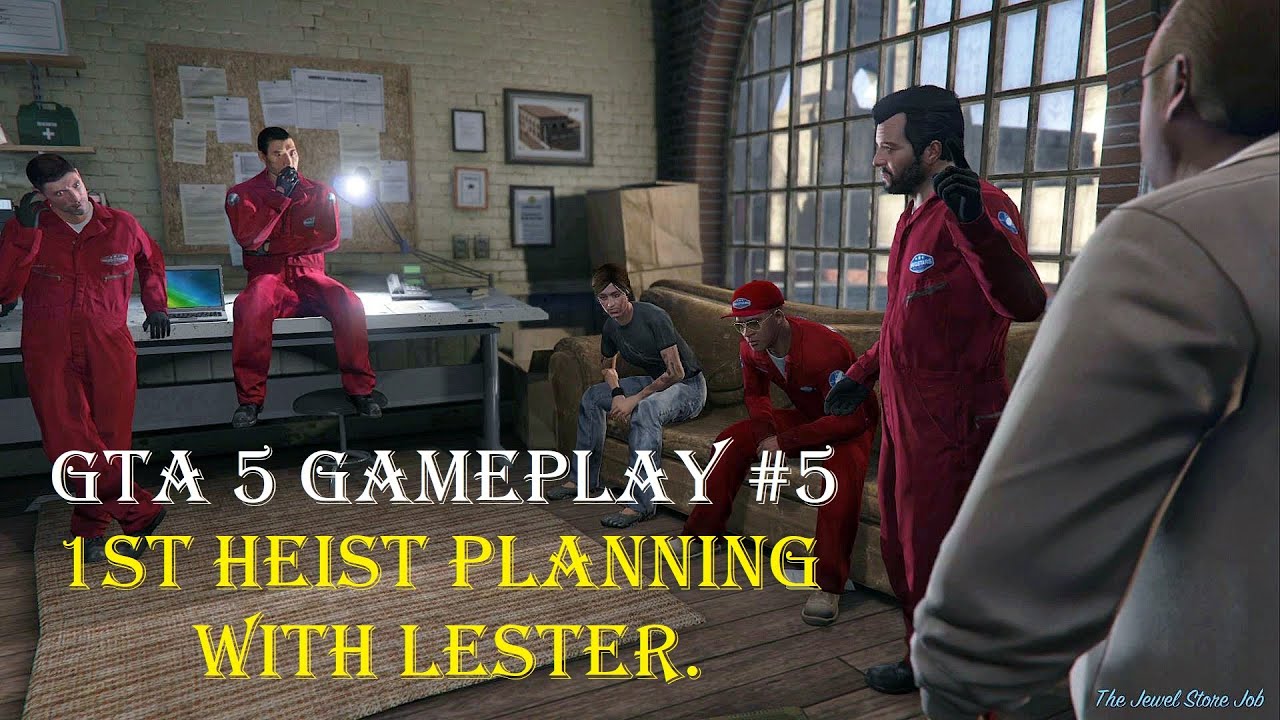 1ST HEIST PLANNING WITH LESTER😎😎 | GTA 5 GAMEPLAY #5. - YouTube