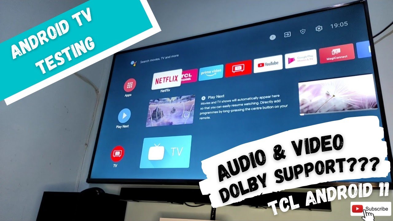 Android TV TCL testing Dolby Audio and Video on Android 11 - YouTube