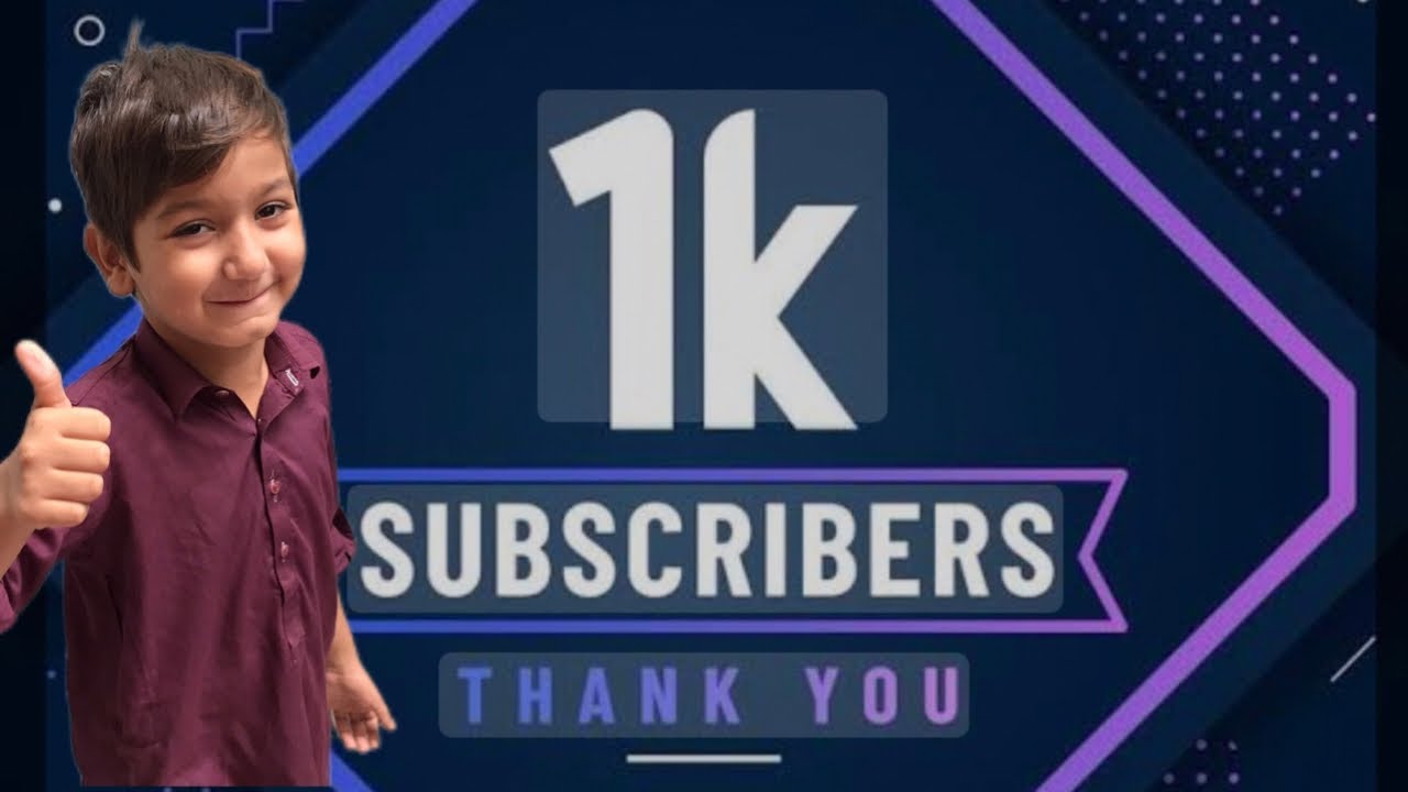 Thanks to all YouTube Family for 1k Subscriber |1k Celebration |1k subscribers Comleted - YouTube