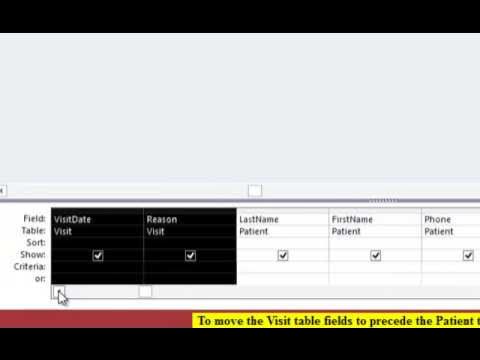 Microsoft Access 2013 Tutorial 3 - Managing and Querying a Database - YouTube