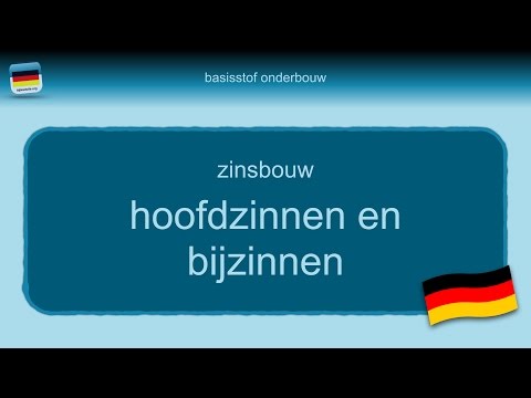 Duitse grammatica | Hoofdzinnen en bijzinnen | Videoplatform ...