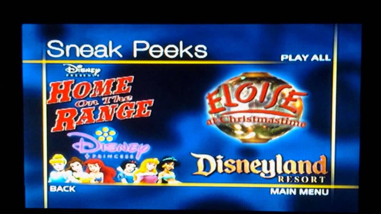 Sneak Peeks menu - YouTube