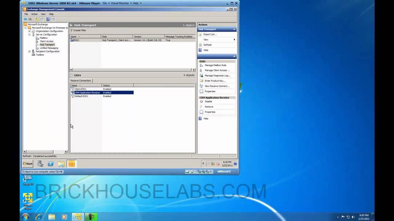 Exchange 2010 Receive Connector - YouTube