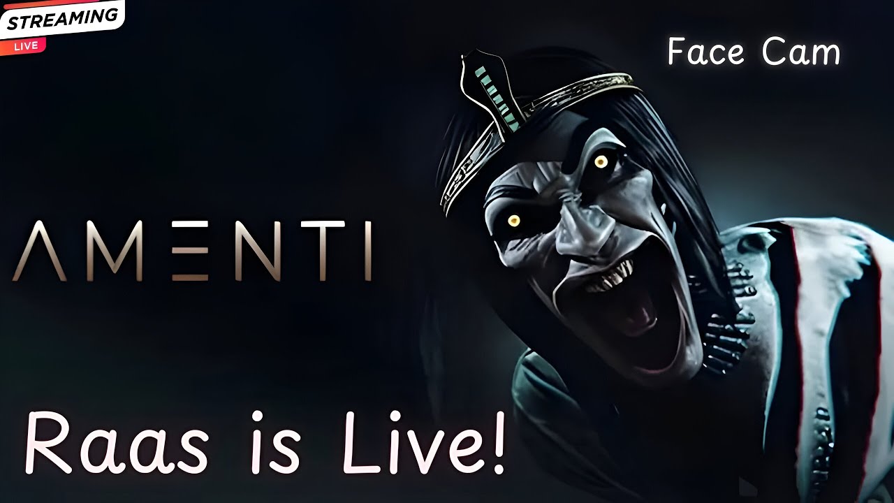 🔴 Horror night | Amenti Horror game live tamil with face cam💀 - YouTube