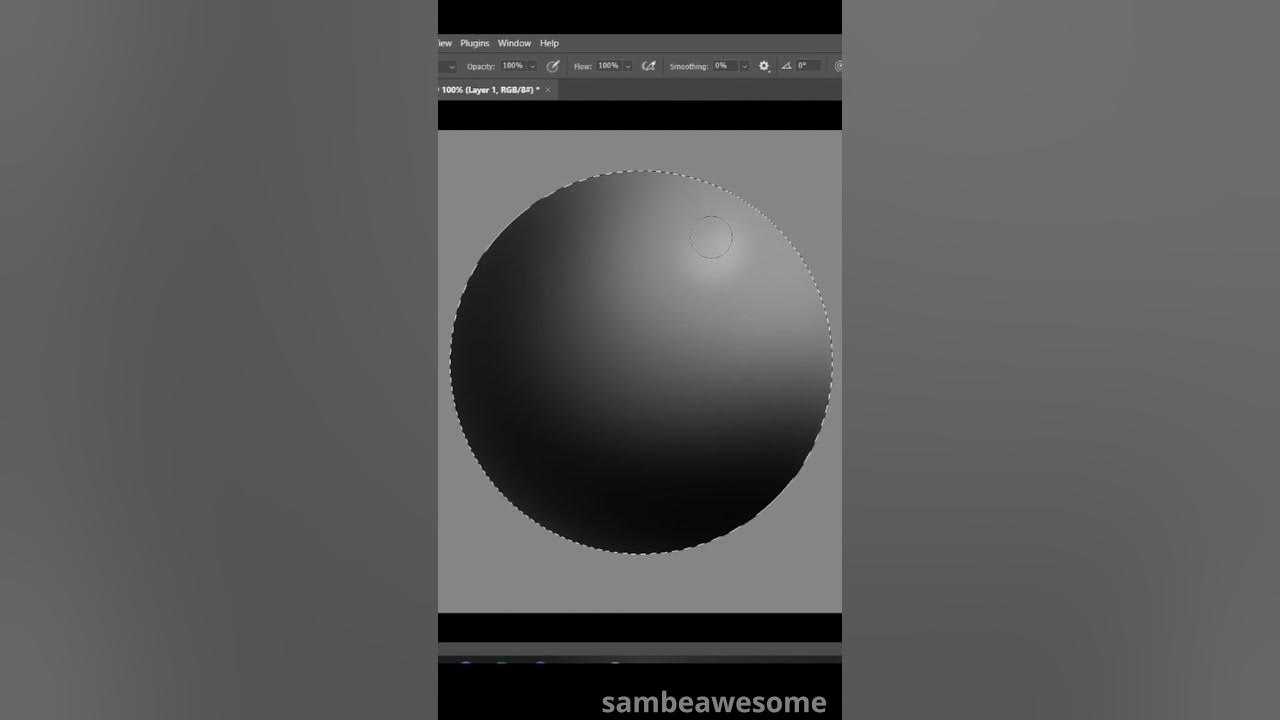 How to Shade a Sphere (Absolute Beginner Tutorial) #SHORTS - YouTube
