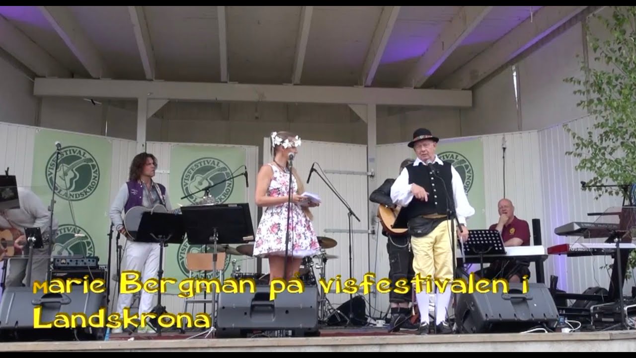 Marie Bergman på visfestival LA - YouTube