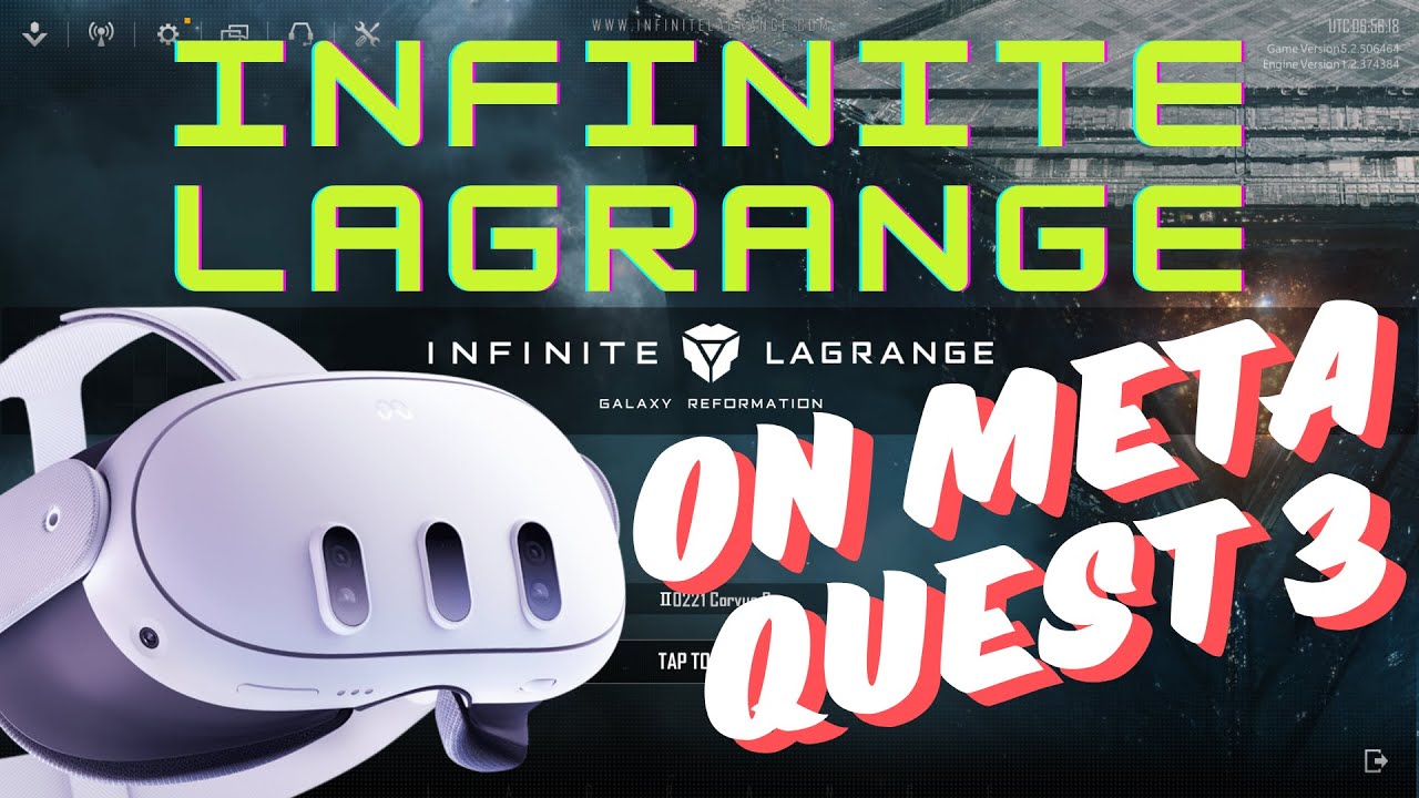 Meta Quest 3 VR - Playing Infinite Lagrange - YouTube