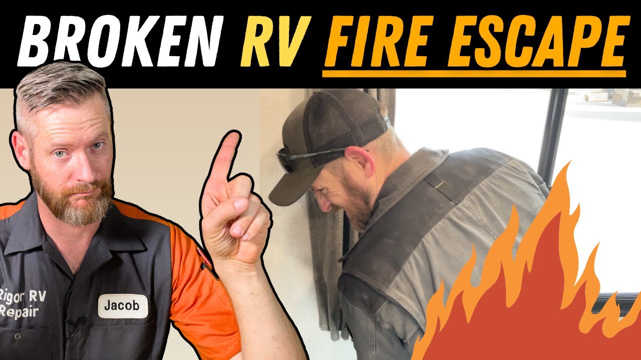 Watch for this dangerous RV fire escape window failure - YouTube