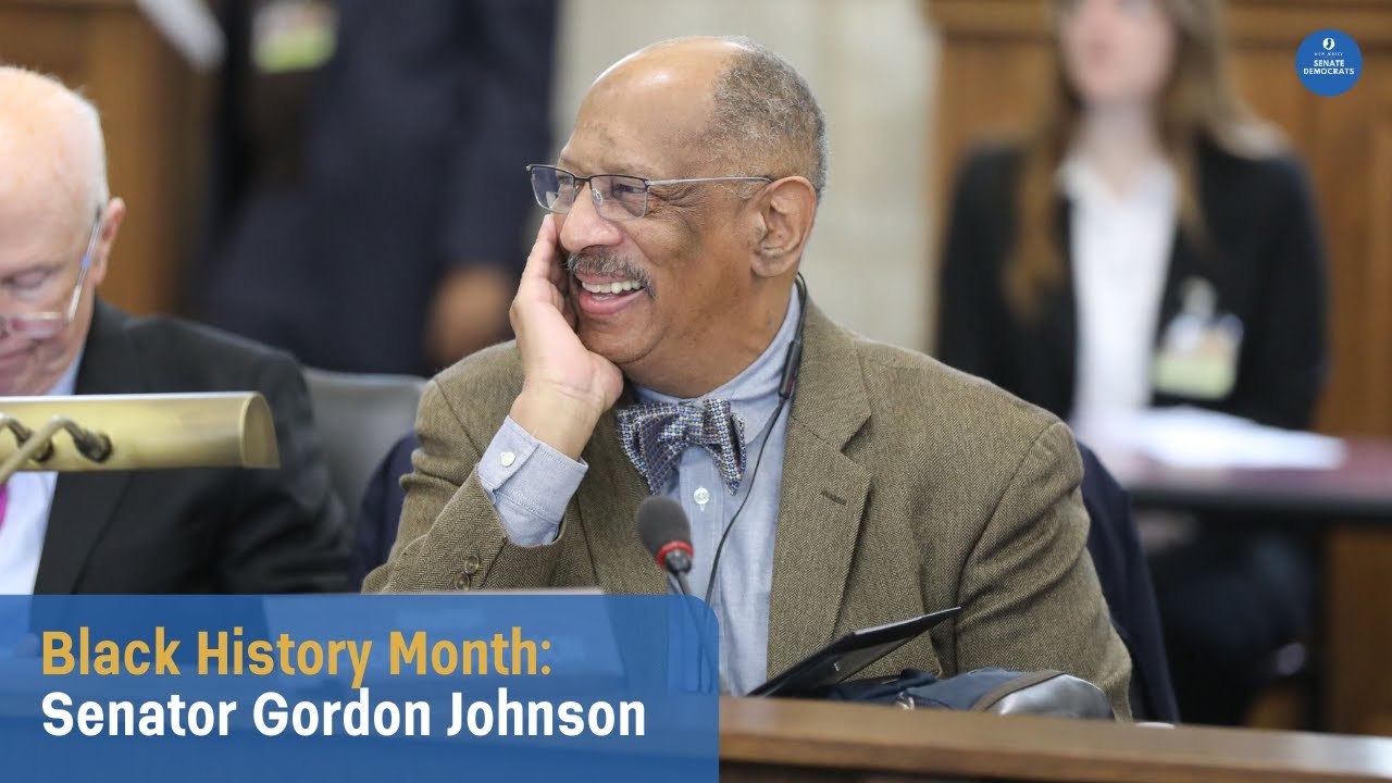 Black History Month: Senator Gordon Johnson - YouTube