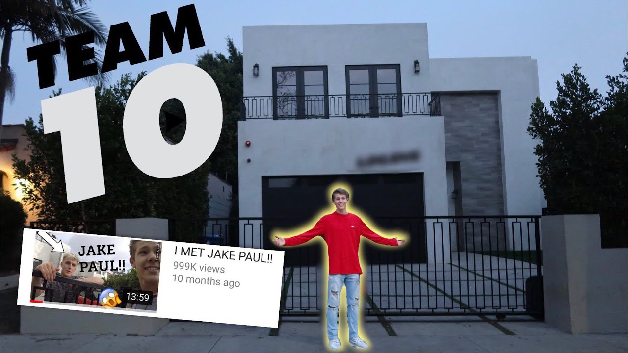 I WENT BACK TO THE OLD TEAM 10 HOUSE!! - YouTube