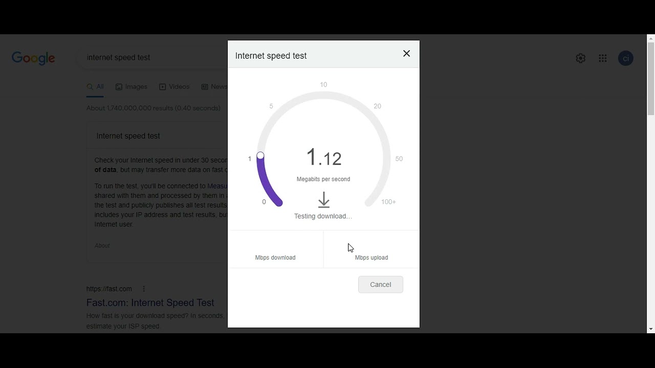 Internet speed test~ How to run your computer or phone internet speed ...
