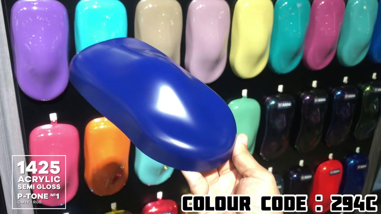 Aikka Pantone 294C Colour for car Spray Painting - 294C - YouTube