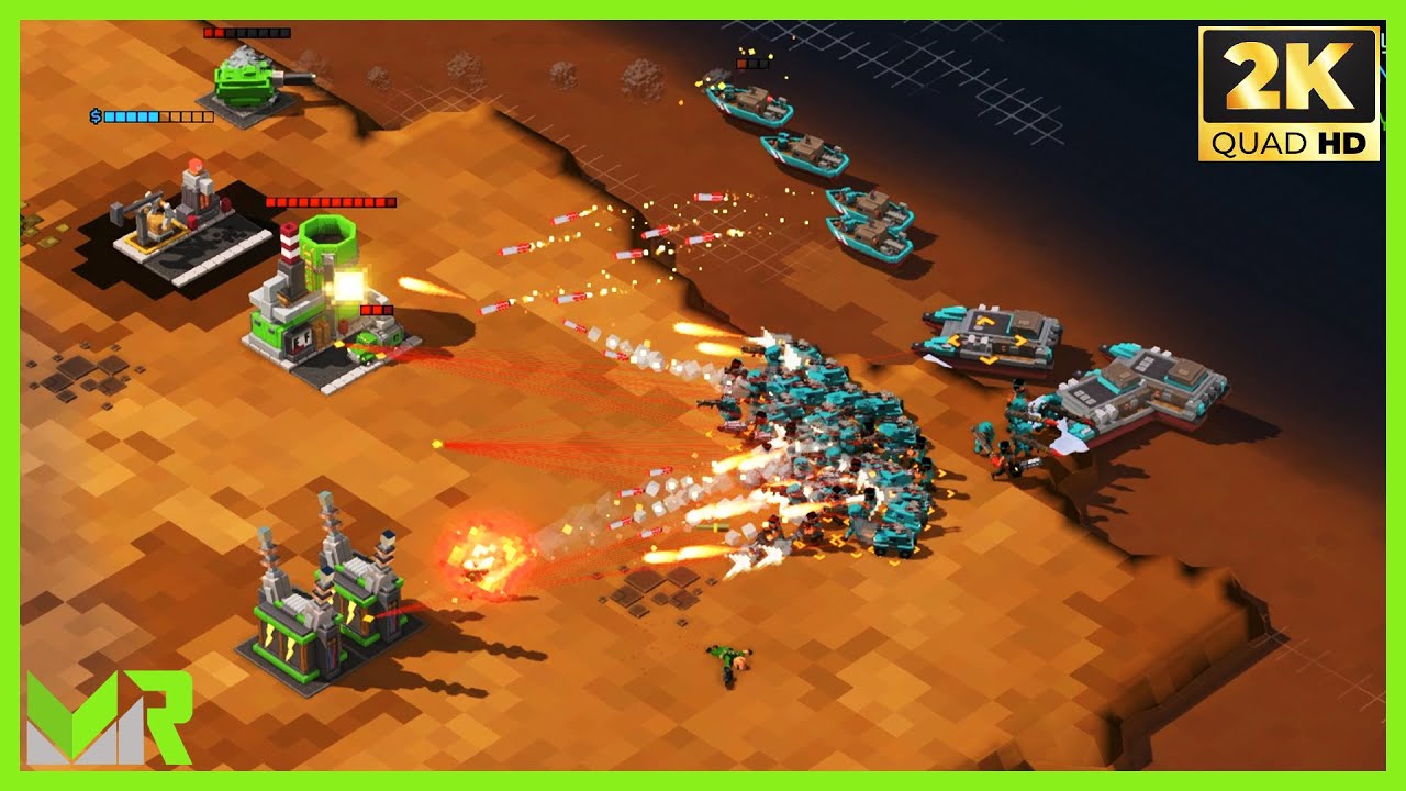 Classic RTS Game | 9-Bit Armies: A Bit Too Far | Mission 2 Gameplay ...