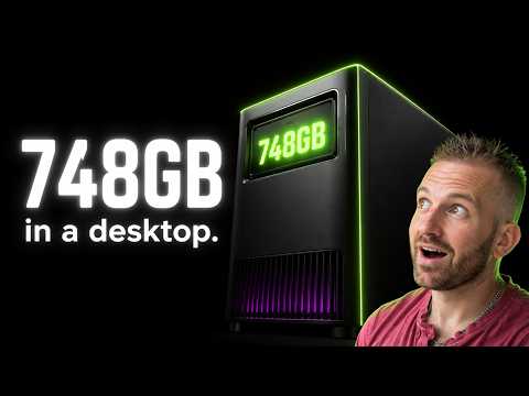 NVIDIA's 748GB Desktop Makes Local AI INSANELY Great (Runs 70B, No Cloud)