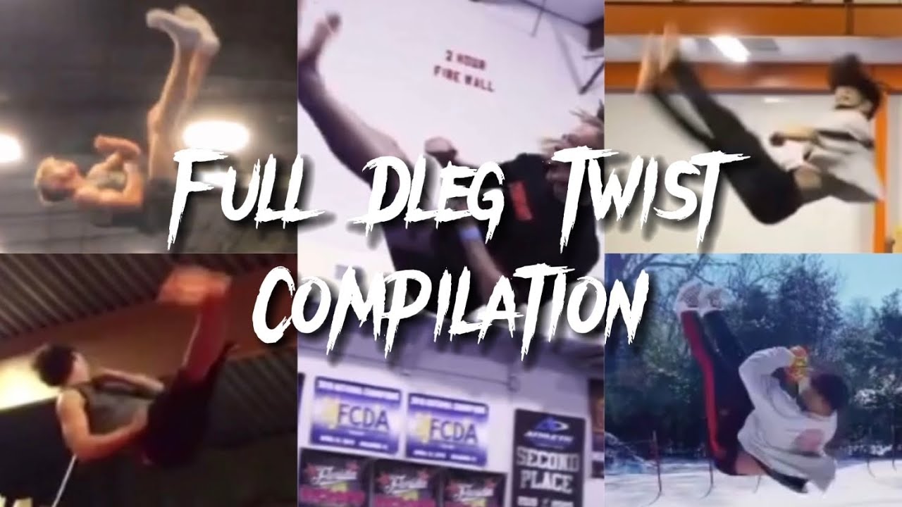 FULL DLEG TWIST TRICKING COMPILATION - YouTube