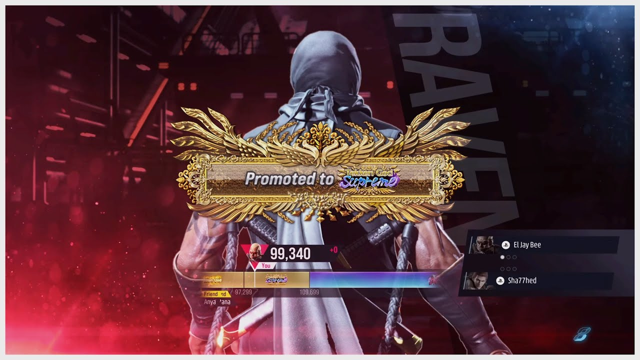 TEKKEN 8 - Raven TEKKEN GOD SUPREME Rank! - YouTube