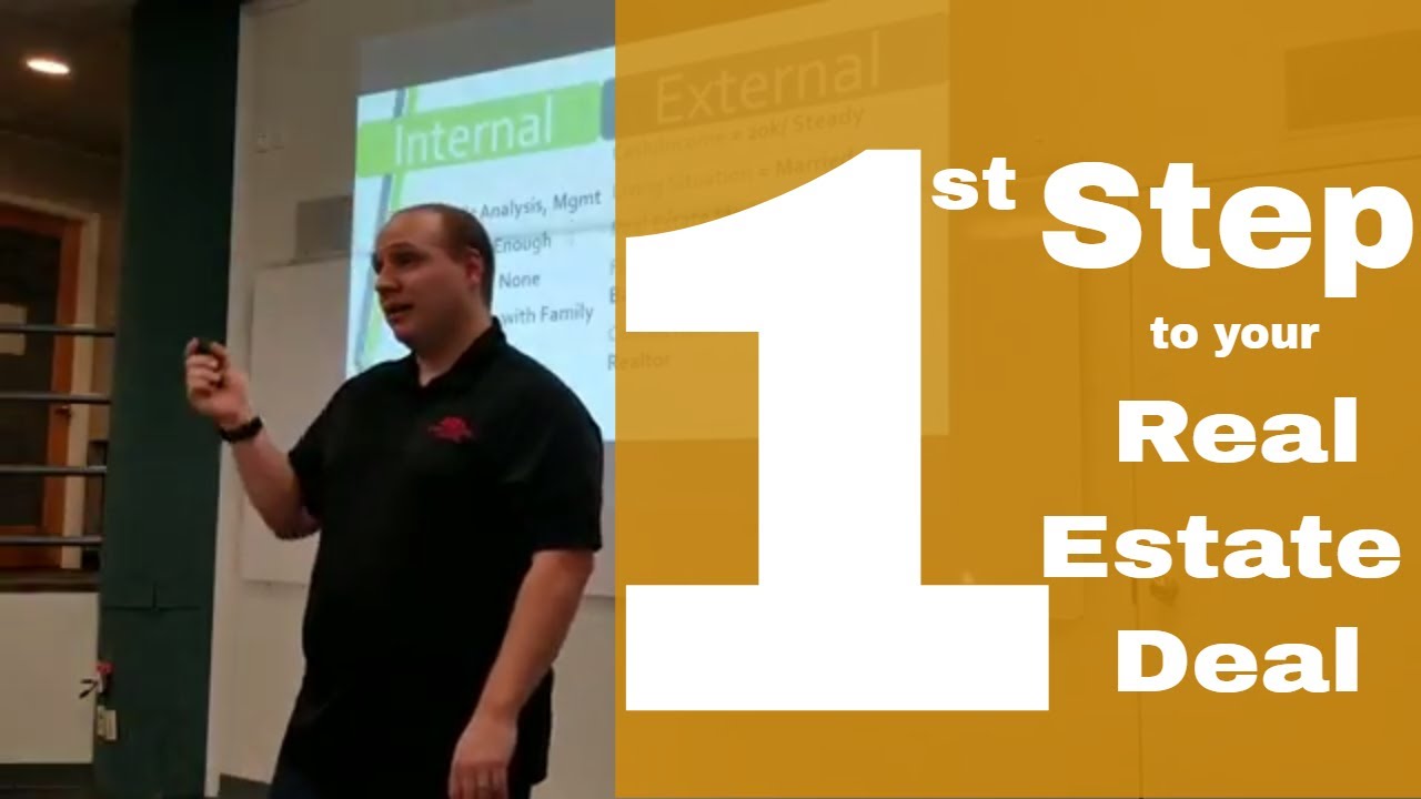 1st step your first real estate deal! Assess your skills and ...