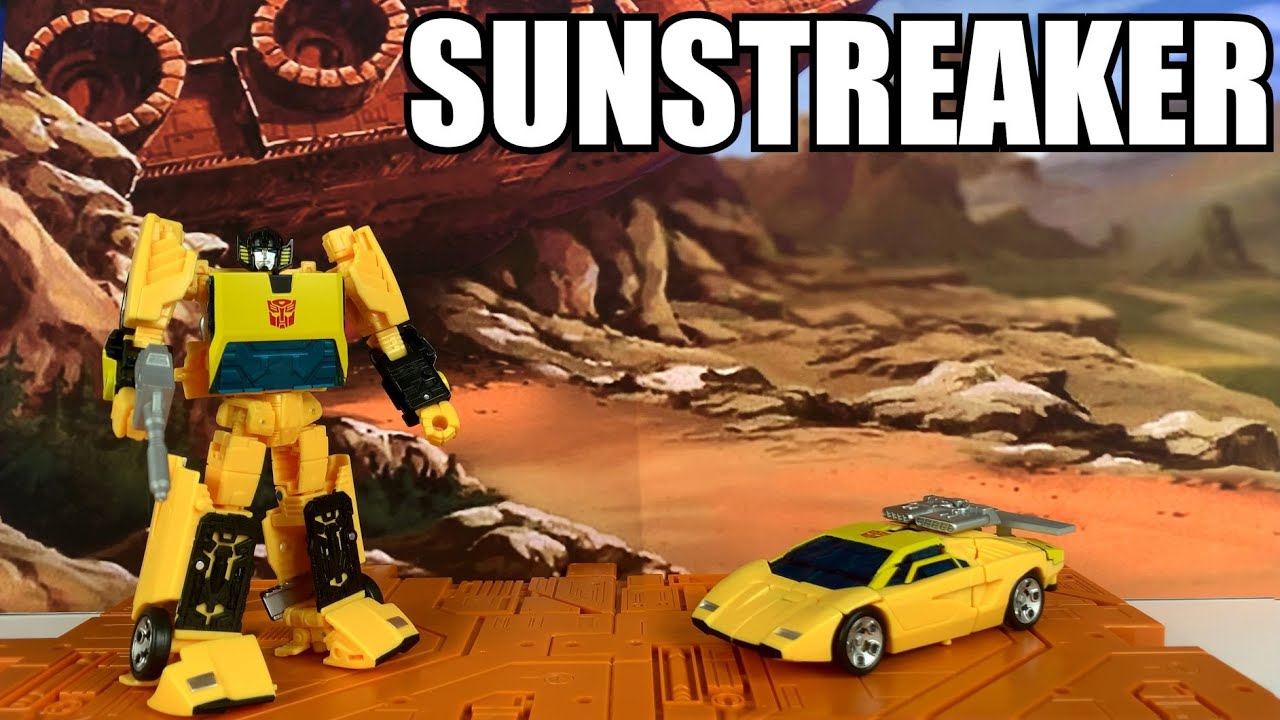 Transformers War for Cybertron Trilogy EARTHRISE SUNSTREAKER Unboxing ...