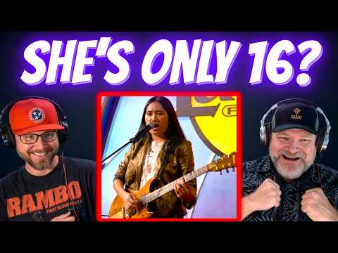 Nene Royal “Hysteria” by Muse | First Time Guitar Player Reacts (AGT)