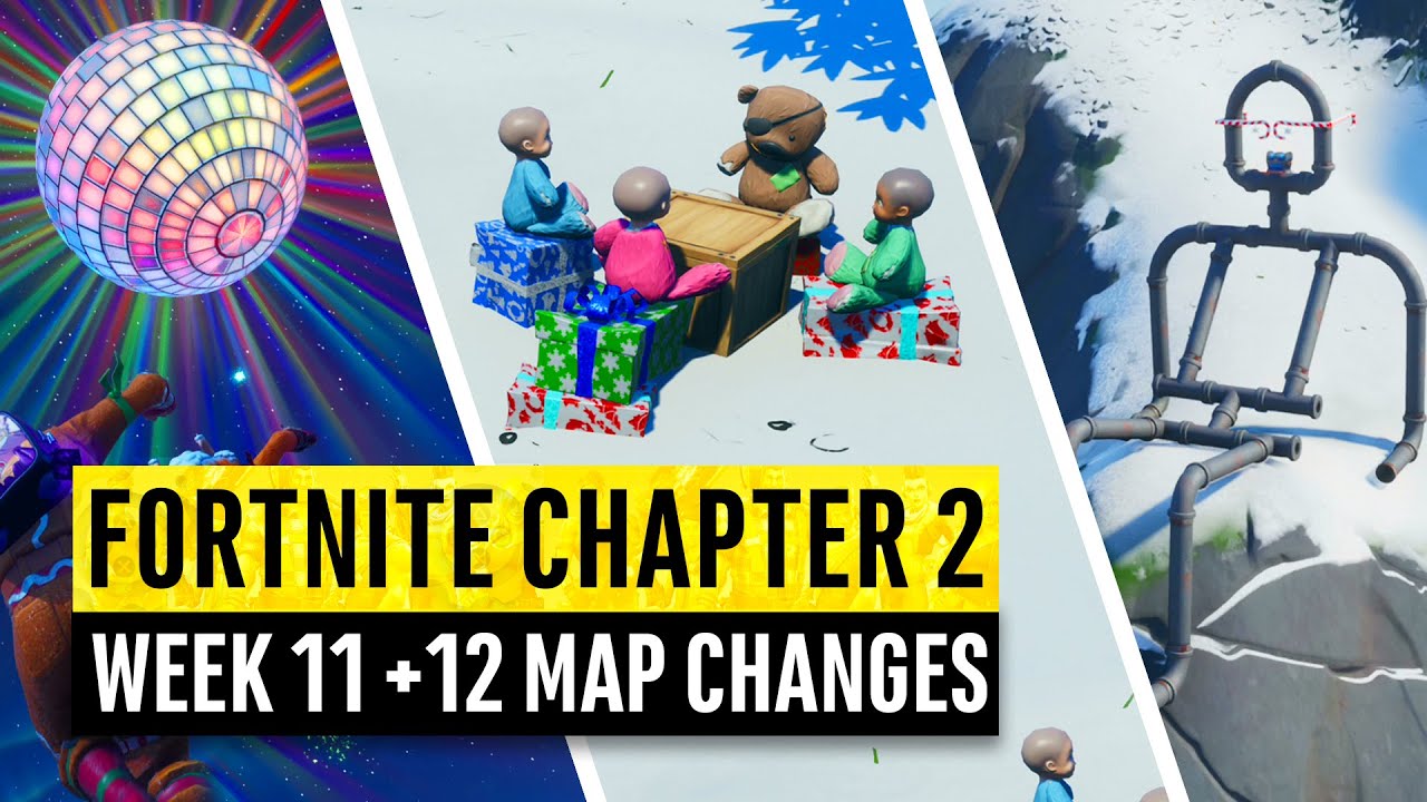Fortnite | All Chapter 2 Map Updates and Hidden Secrets! WEEK 11 + 12 ...