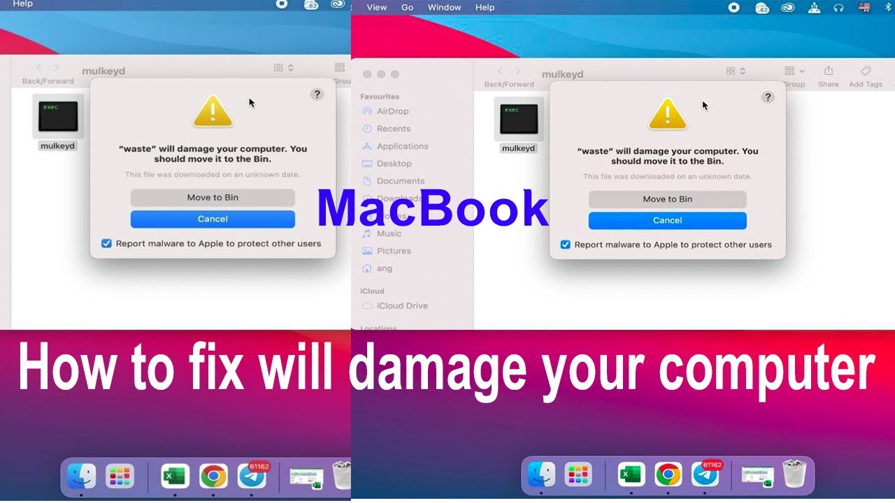 របៀបដោះស្រាយ MacBook Pro, How to fix will damage your computer on ...