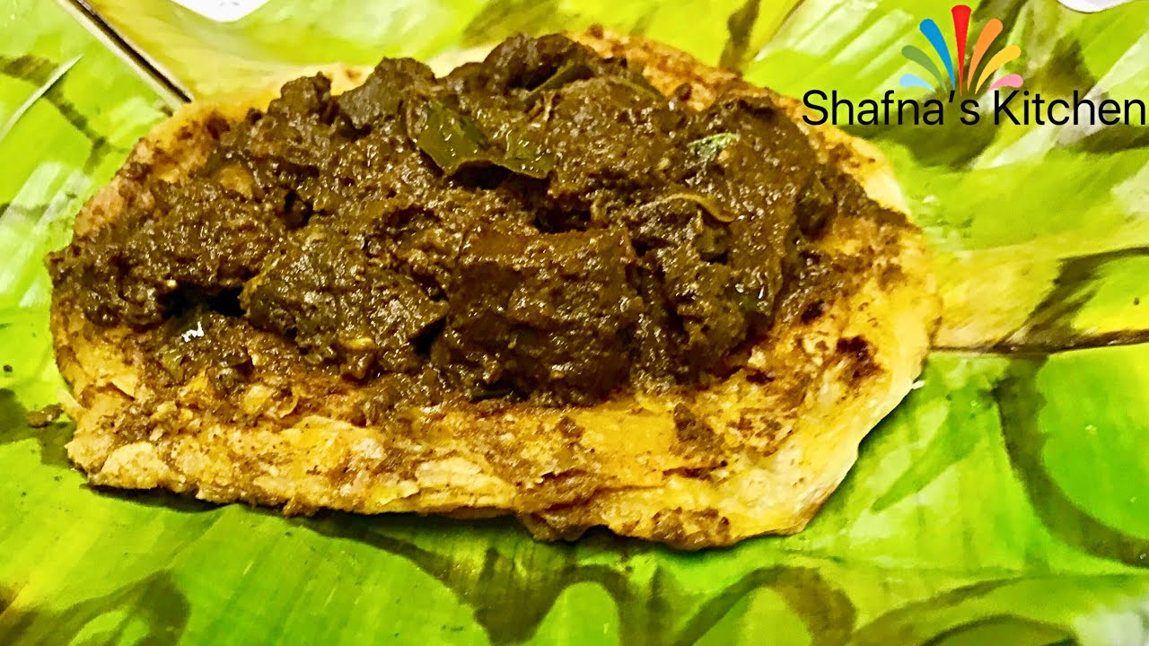 വാഴ ഇലയിൽ പൊതിഞ്ഞെടുത്ത പൊറോട്ടയും ബീഫും Parotta-Kerala Beef Roast-Beef ...