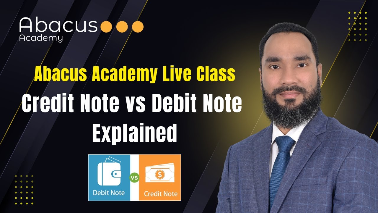 Credit Note vs Debit Note Explained | Basic Accounting for Beginners ...