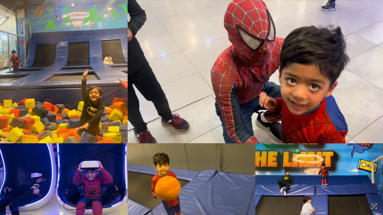 Largest Trampoline park/Bounce Emporium Mall Lahore/Crazy way to use ...