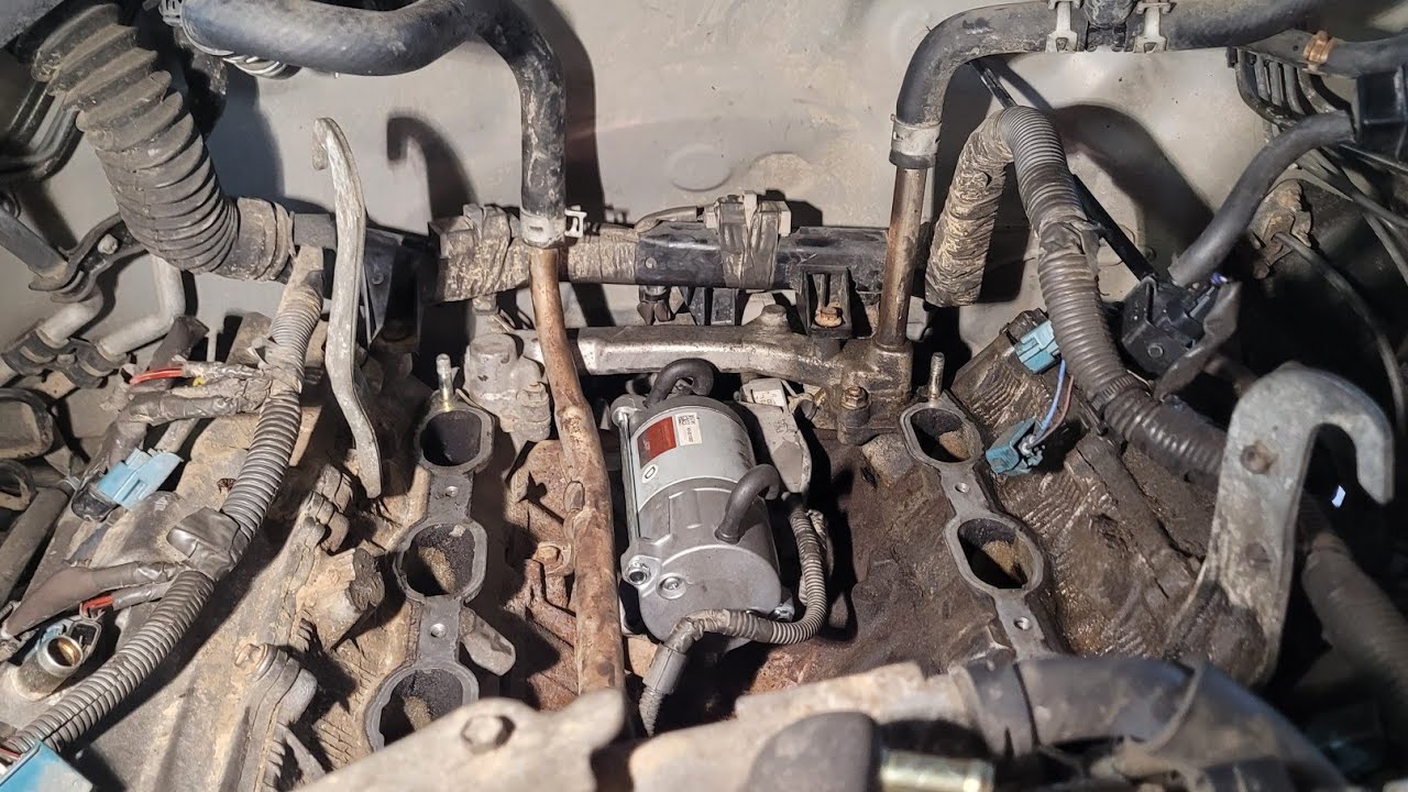 It Was Towed In Torn Apart | Toyota Starter Under The Intake - YouTube