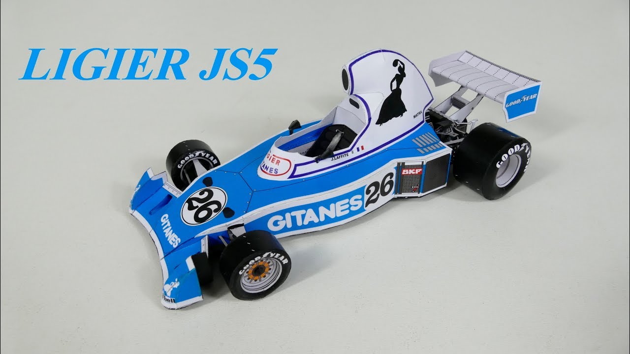 Papírový Model (Papercraft) Ligier JS5 (1:24) - YouTube