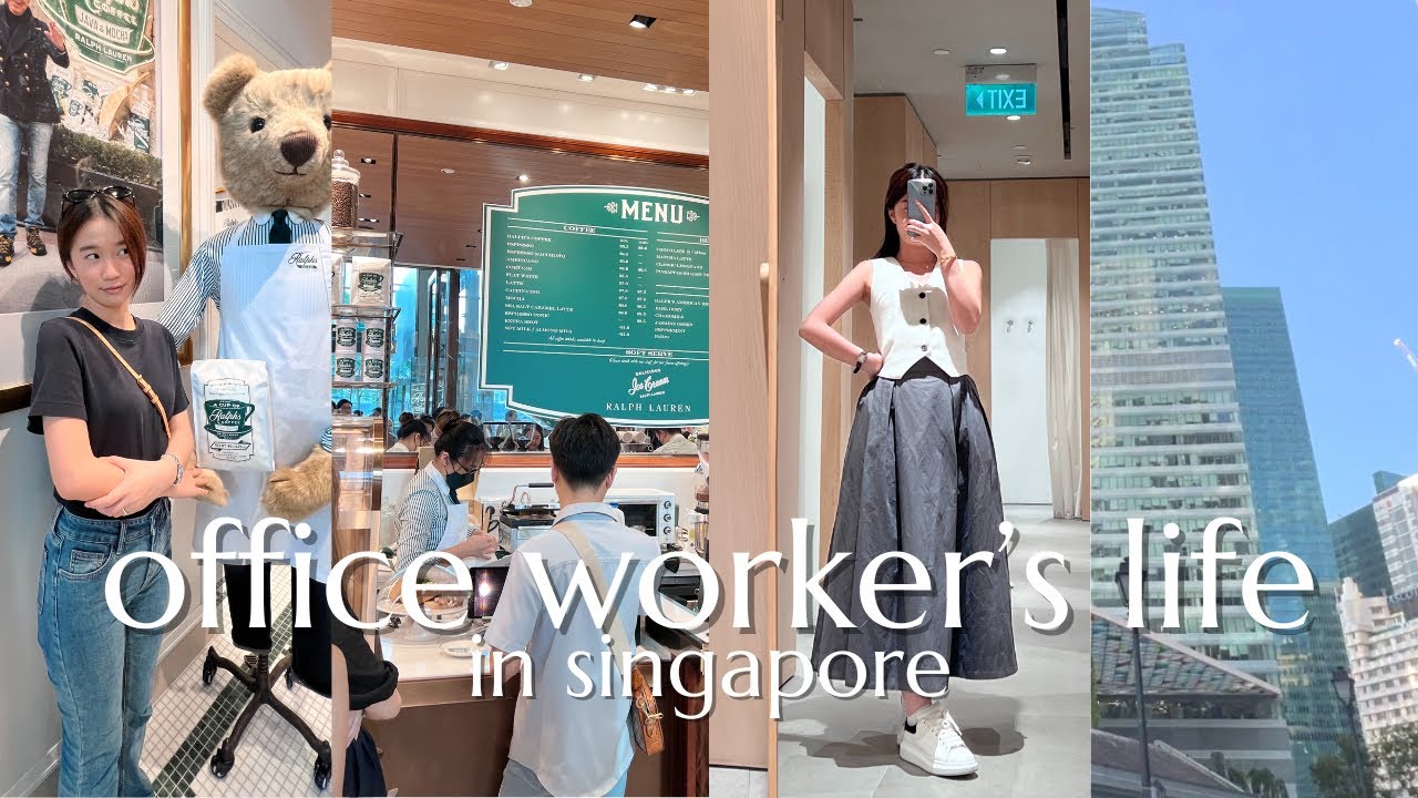 LIFE OF AN OFFICE WORKER in SINGAPORE [VLOG] *what I do after work ...