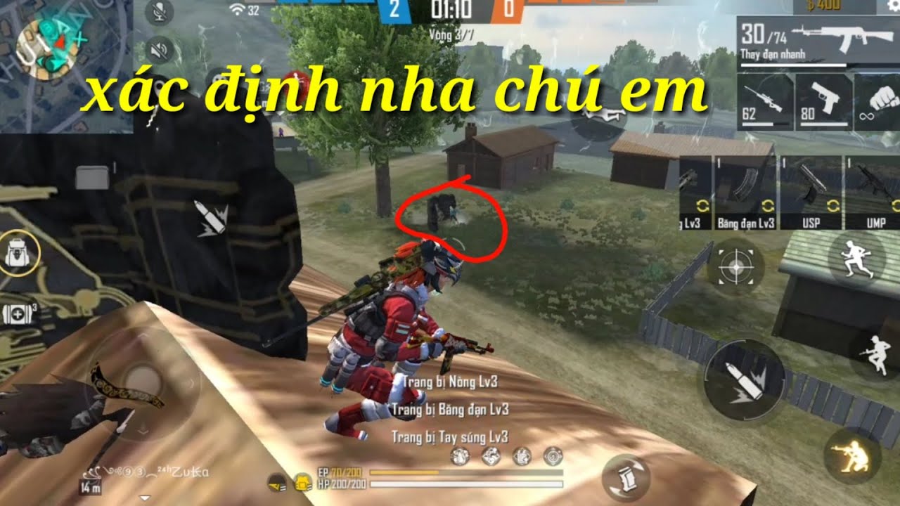 [Free fire] Thanh niên dựng bom keo à - chế độ tử chiến - YouTube