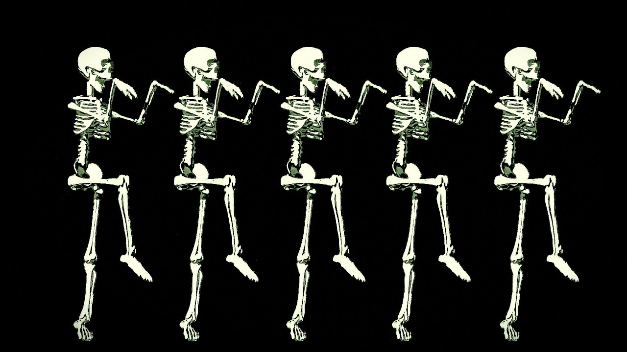 Dancing skeletons Funny Memes - YouTube