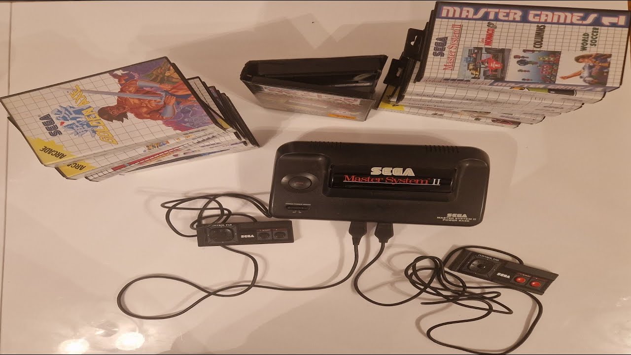 Master System 2 Sega et petite collection de jeux+Action Ripley - YouTube