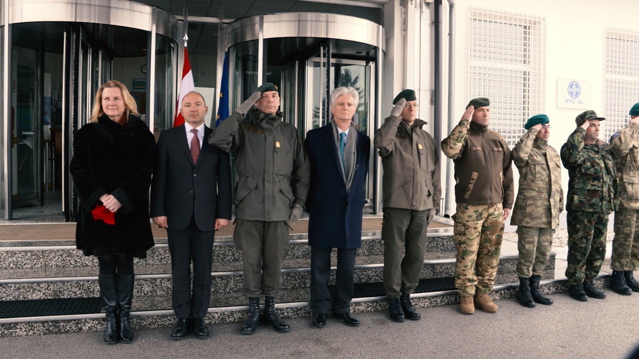 VIsit of the Austrian Foreign Affairs Minister to EUFOR HQ - YouTube
