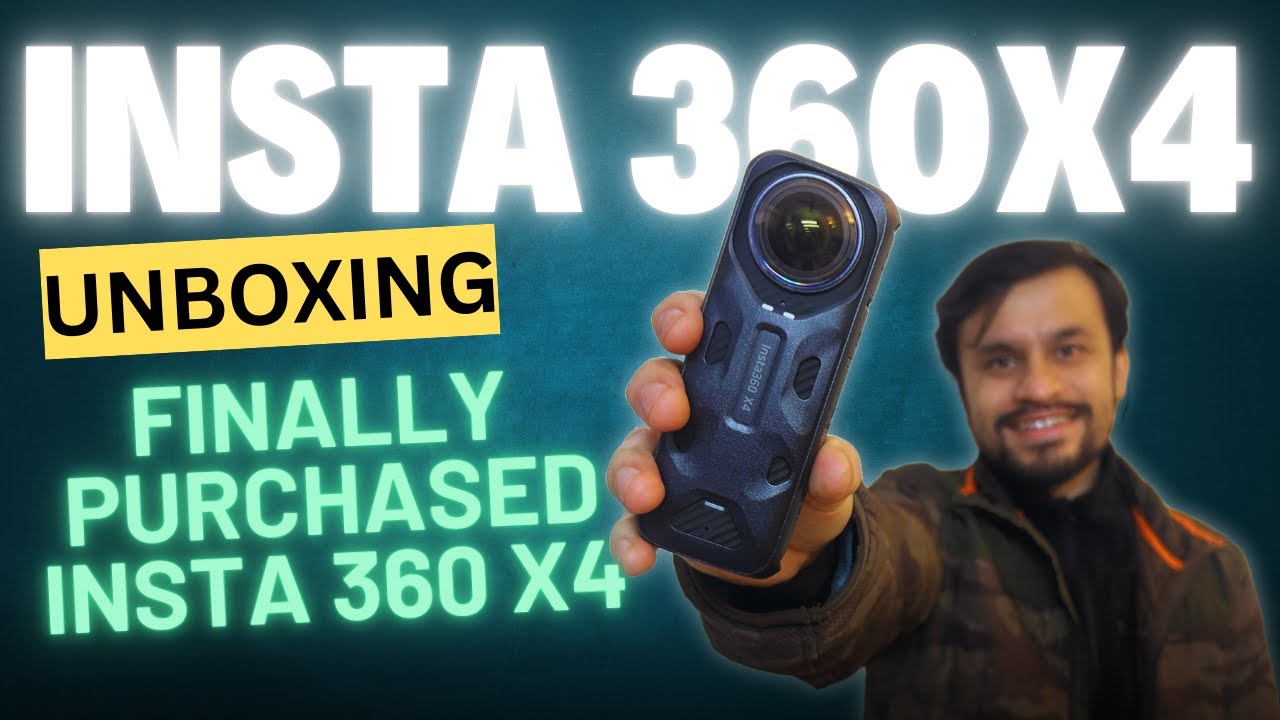 Insta 360 X4 Adventure Bundle 8k Finally le liya or kardi UNBOXING ...